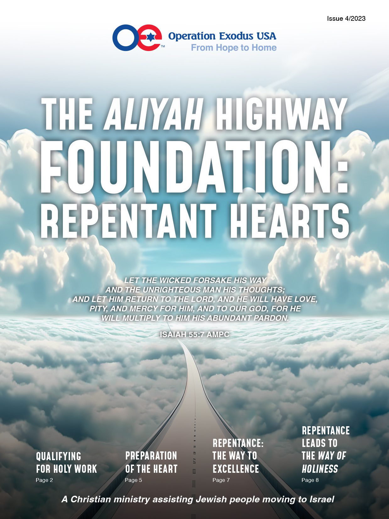 Newsletters - Operation Exodus USA - Helping Jewish people make Aliyah